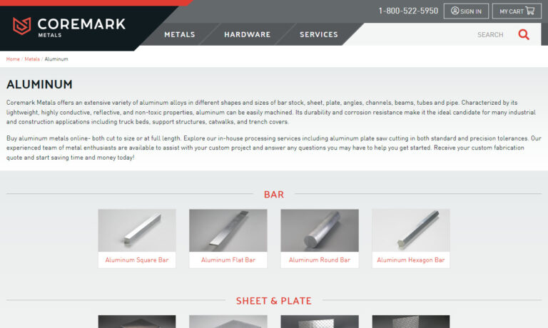 Coremark Metals | Aluminum